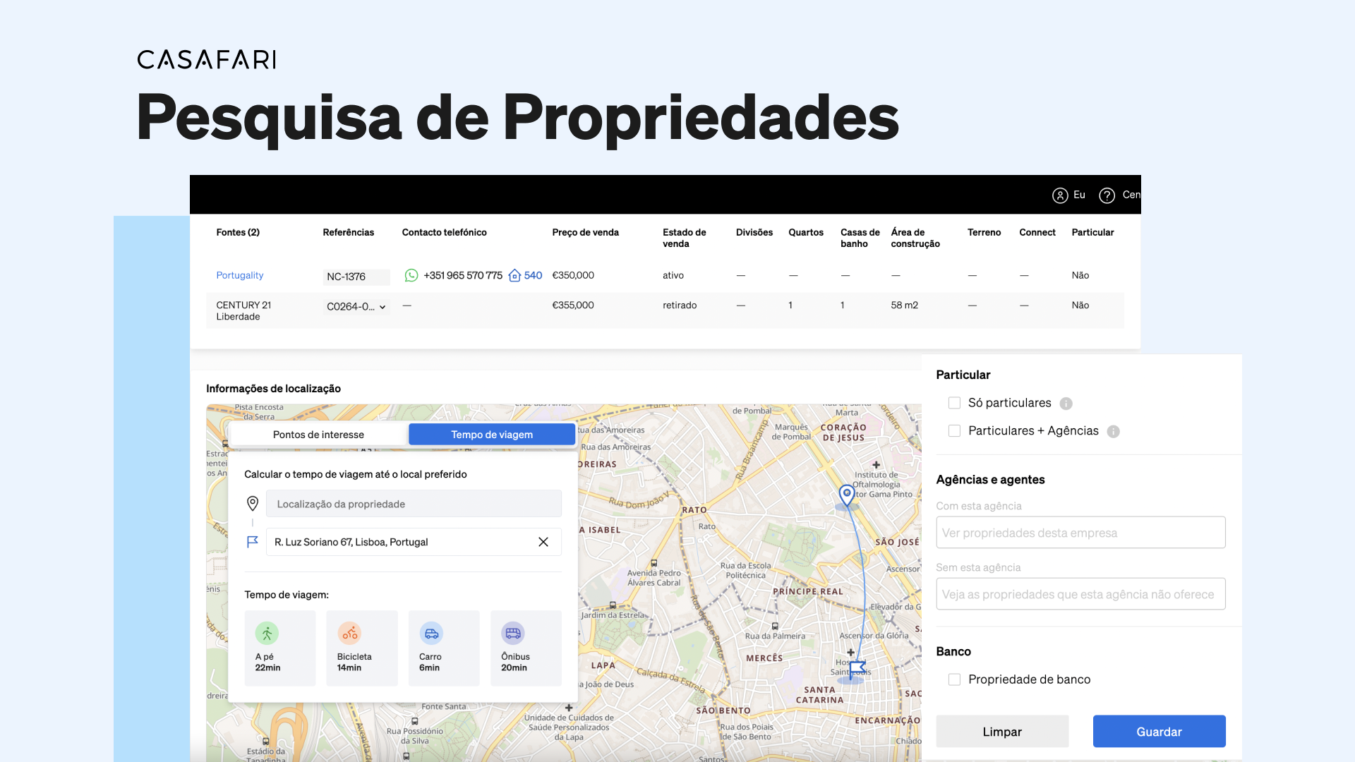 5 novidades na Pesquisa de Propriedades da CASAFARI